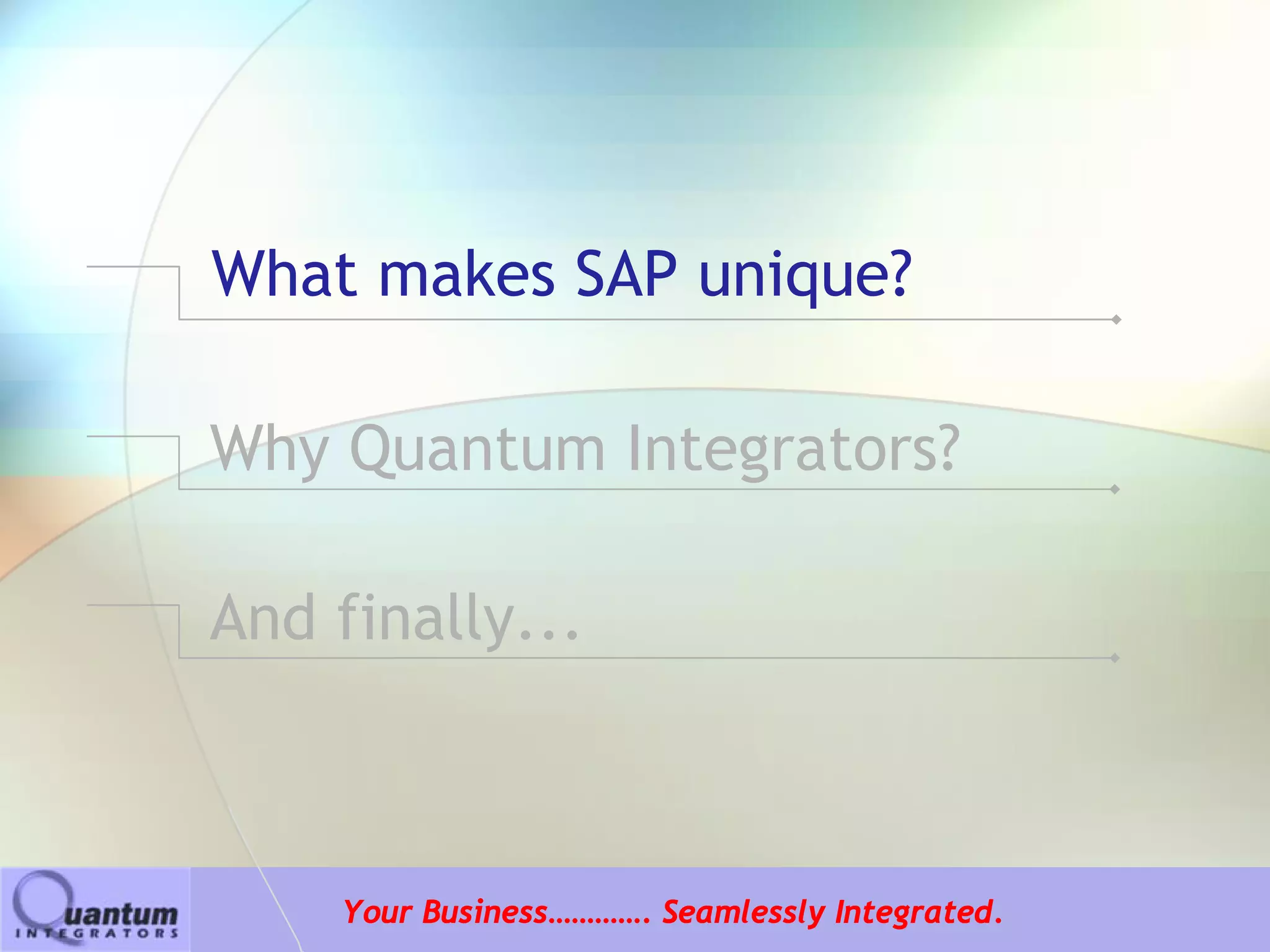 Quantum Integrators Profile | PPT