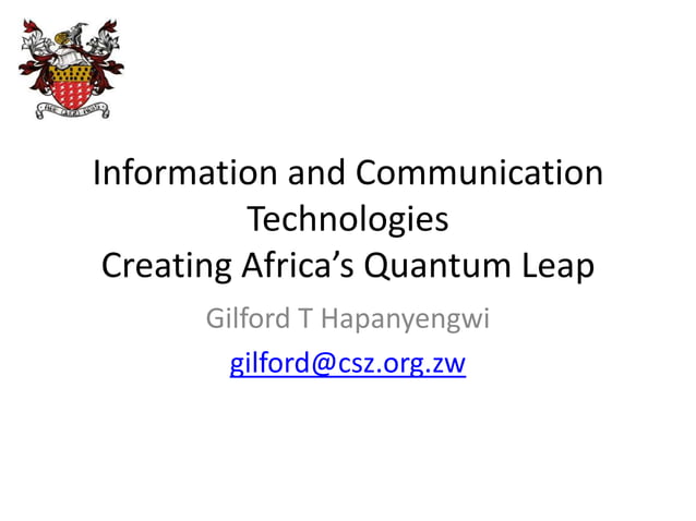 Quantum Leap Opening Remarks | PPT