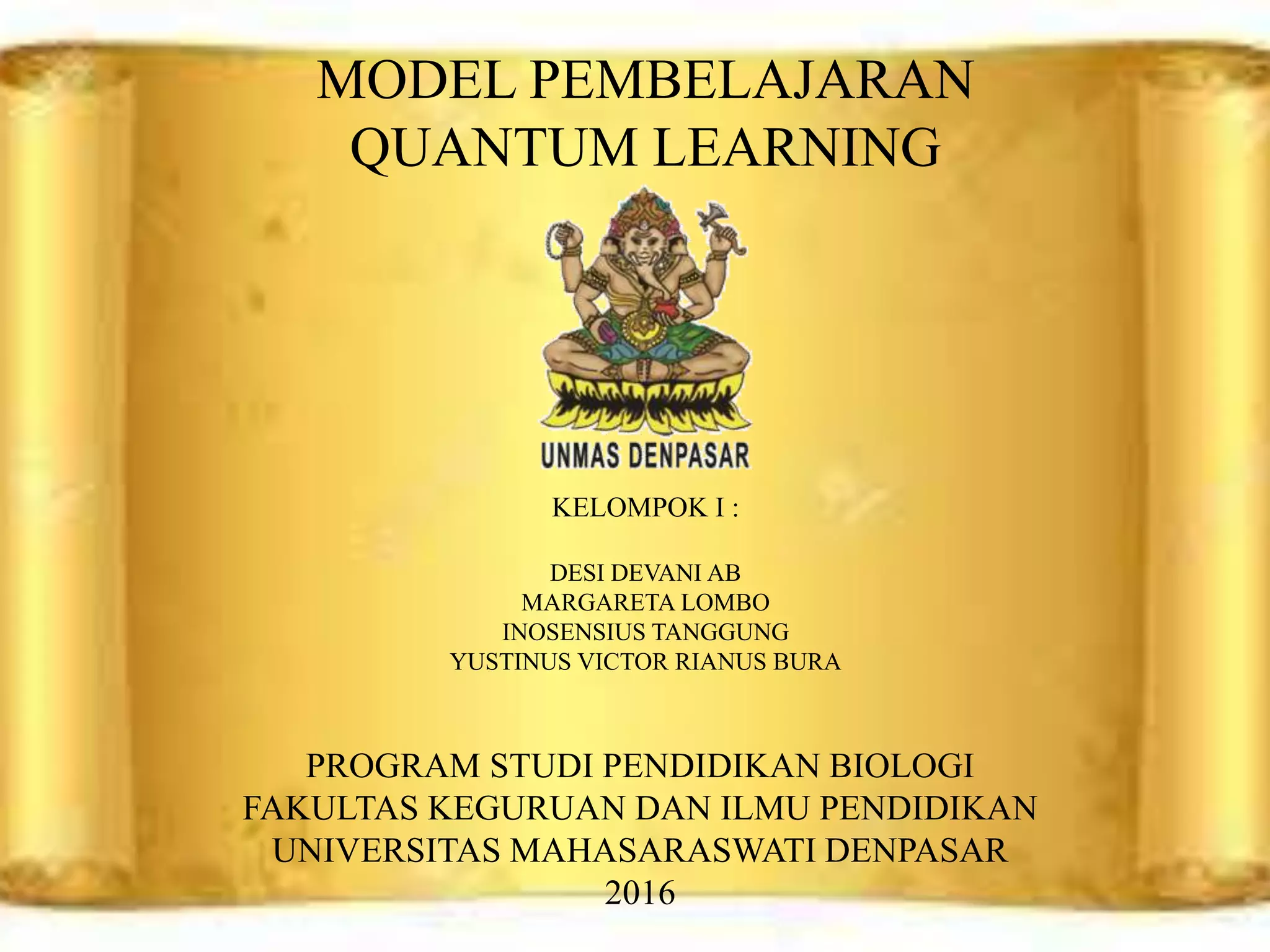 Quantum learning ppt | PPTX