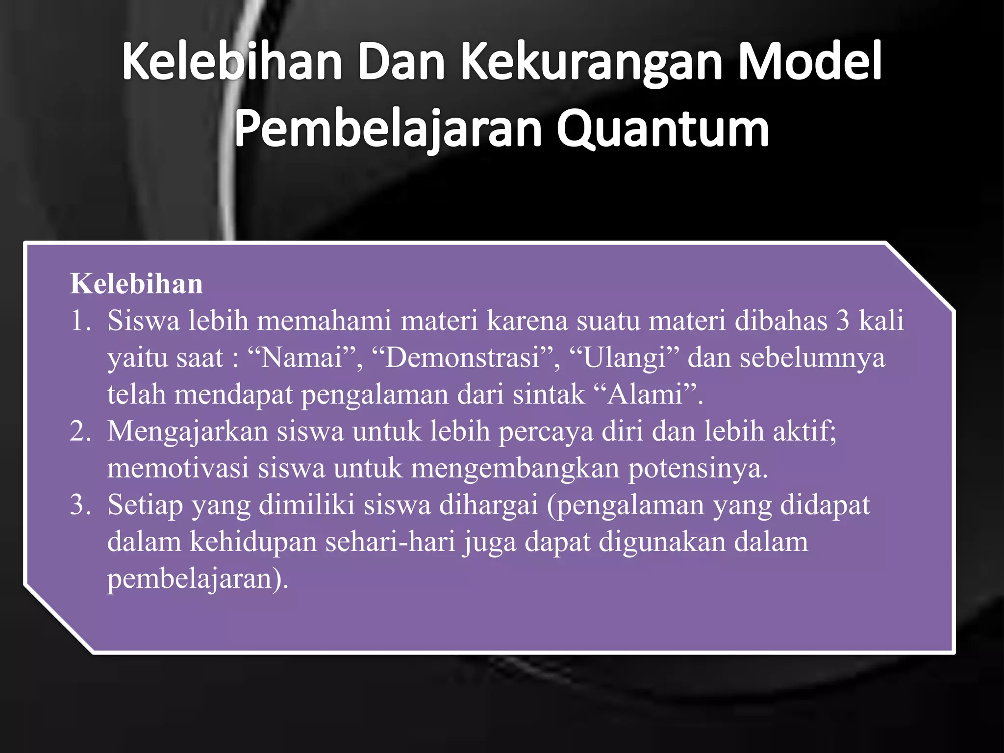 Quantum learning ppt | PPTX