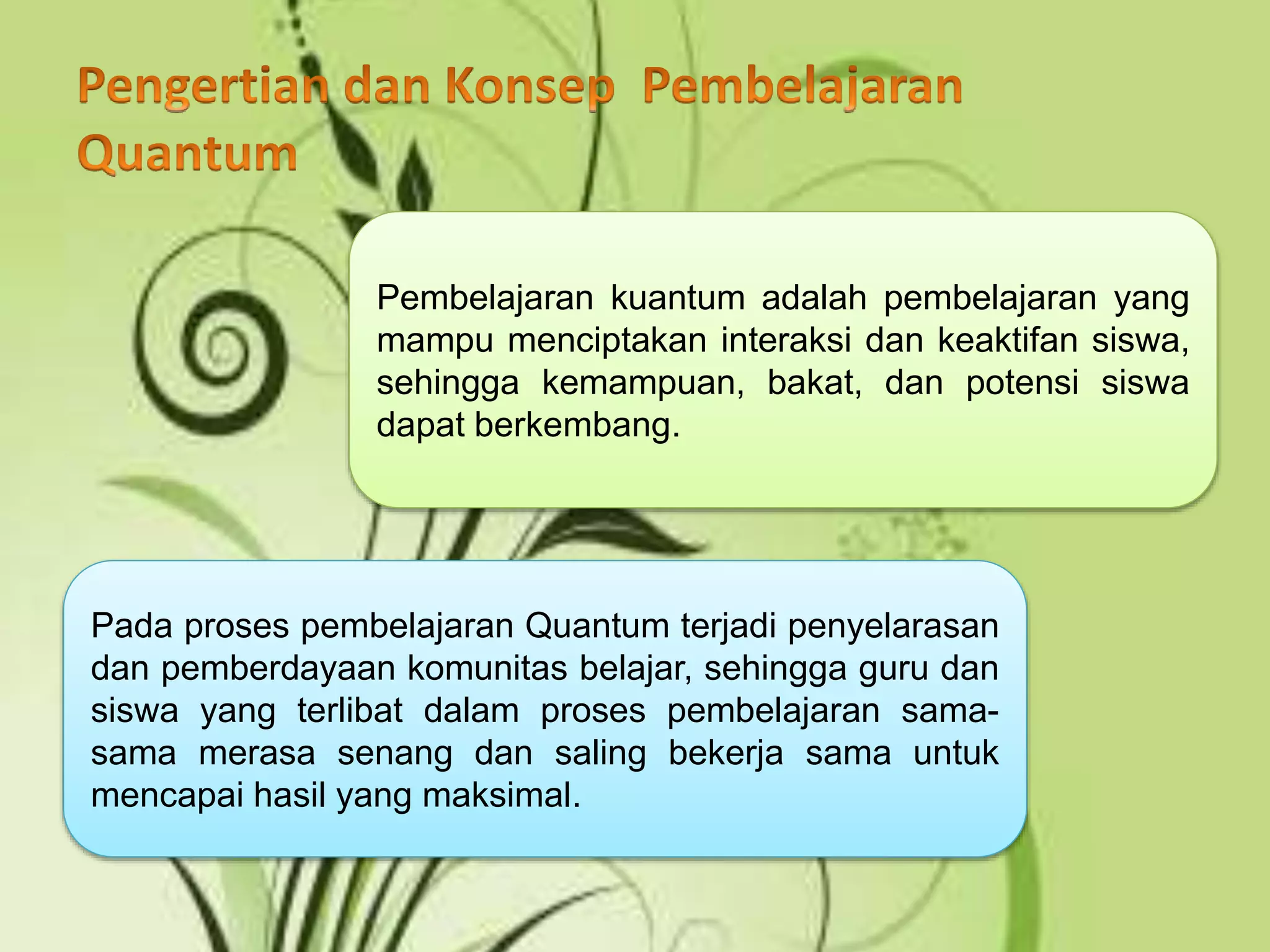 Quantum learning ppt | PPTX