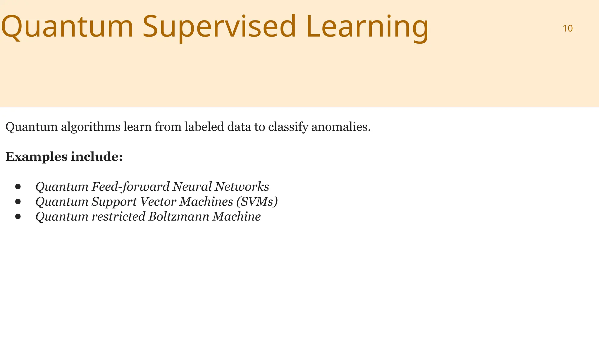 Quantum Machine Learning Algorithms For Anomaly Detection (1).pptx