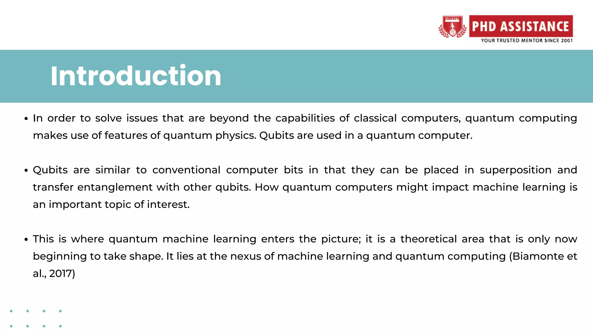 Quantum Machine Learning Is All You Need Phd Assistancepdf 