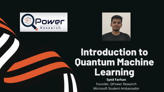 Quantum machine learning with microsoft q# at AI Dev Day | PPT