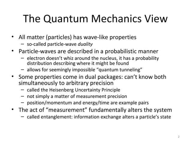 Quantum mechanics a brief | PPT