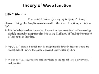 Quantum mechanics | PPTX | Physics | Science