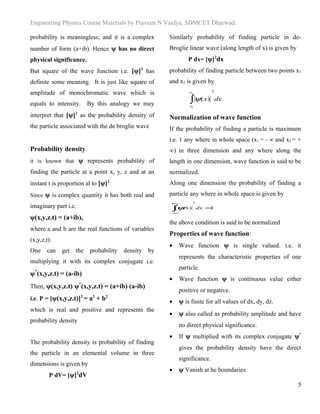 Quantum mechanics for Engineering Students | DOC