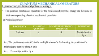 Quantum mechanics I | PPTX