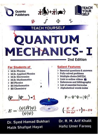 Quantum mechanics 1 | PDF