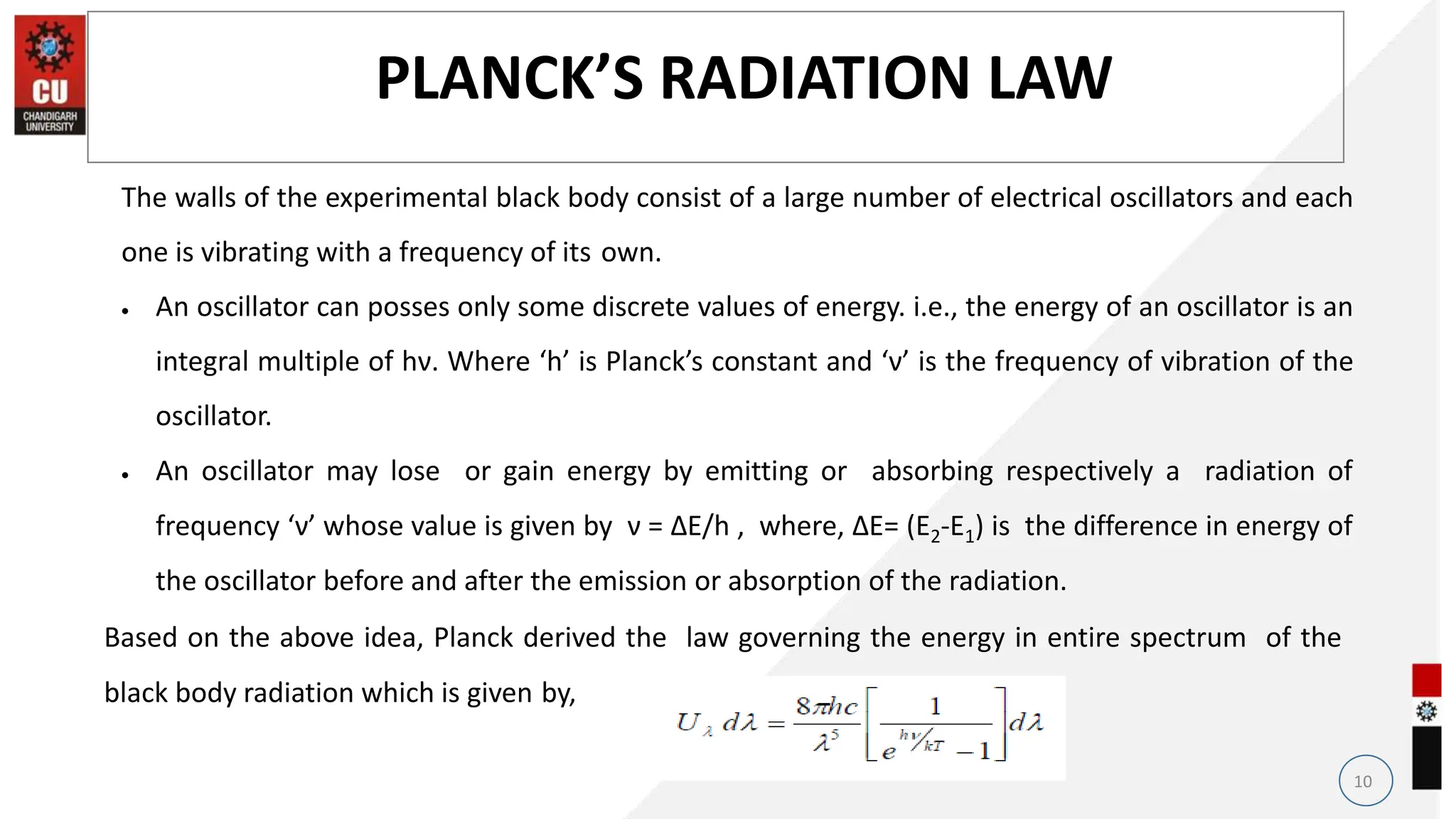 Quantum Mechanics PPT Chandigarh University | PPT