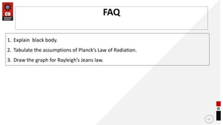 Quantum Mechanics PPT Chandigarh University | PPT