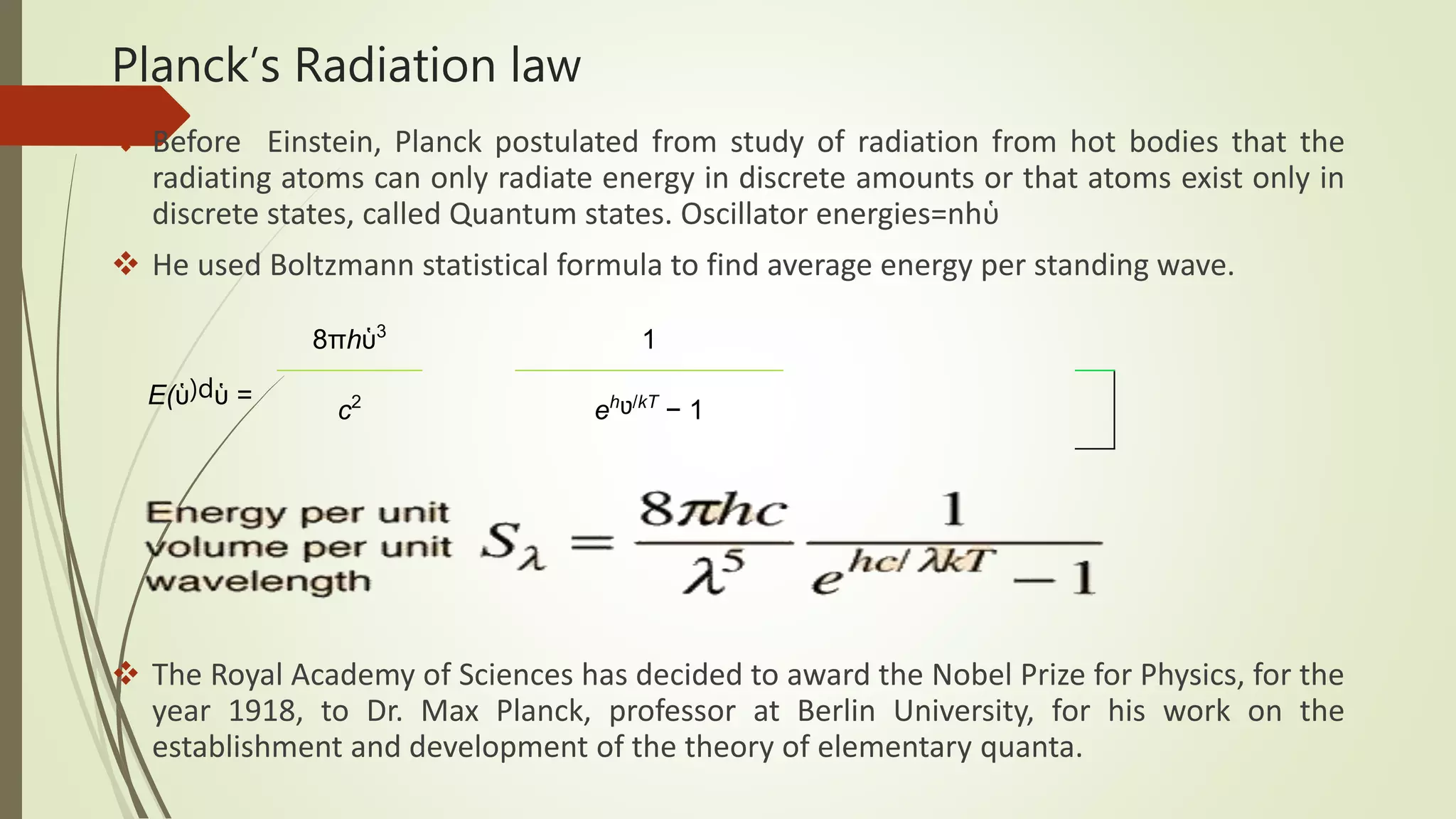 Quantum mechanics S5 | PPTX