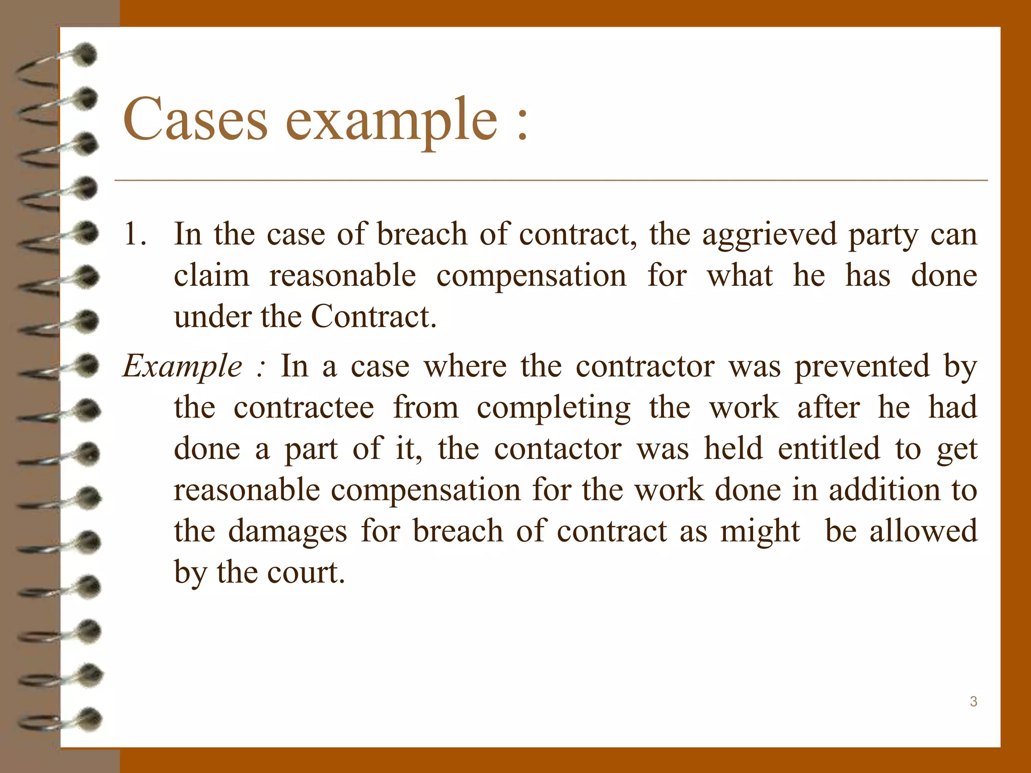 Quantum meruit for BBA students | PPTX