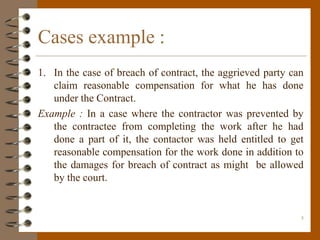 Quantum meruit for BBA students | PPTX