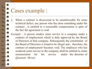 Quantum meruit for BBA students | PPTX