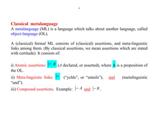 Metalogic: The non-algorithmic side of the mind | PPT