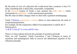 Metalogic: The non-algorithmic side of the mind | PPT