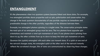QUANTUM_NETWORKING.pptx a ppt on quantum networking | PPTX