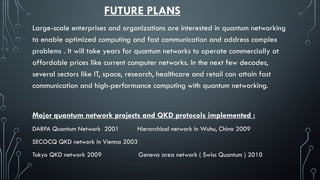 QUANTUM_NETWORKING.pptx a ppt on quantum networking | PPTX