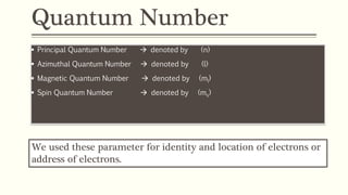 Quantum number | PPT