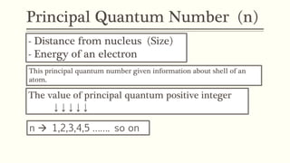 Quantum number | PPT