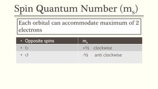 Quantum number | PPT