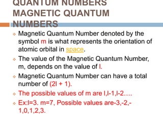 Quantum number and Pauli exclusion principle | PPTX