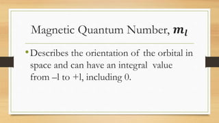 Quantum numbers | PPTX