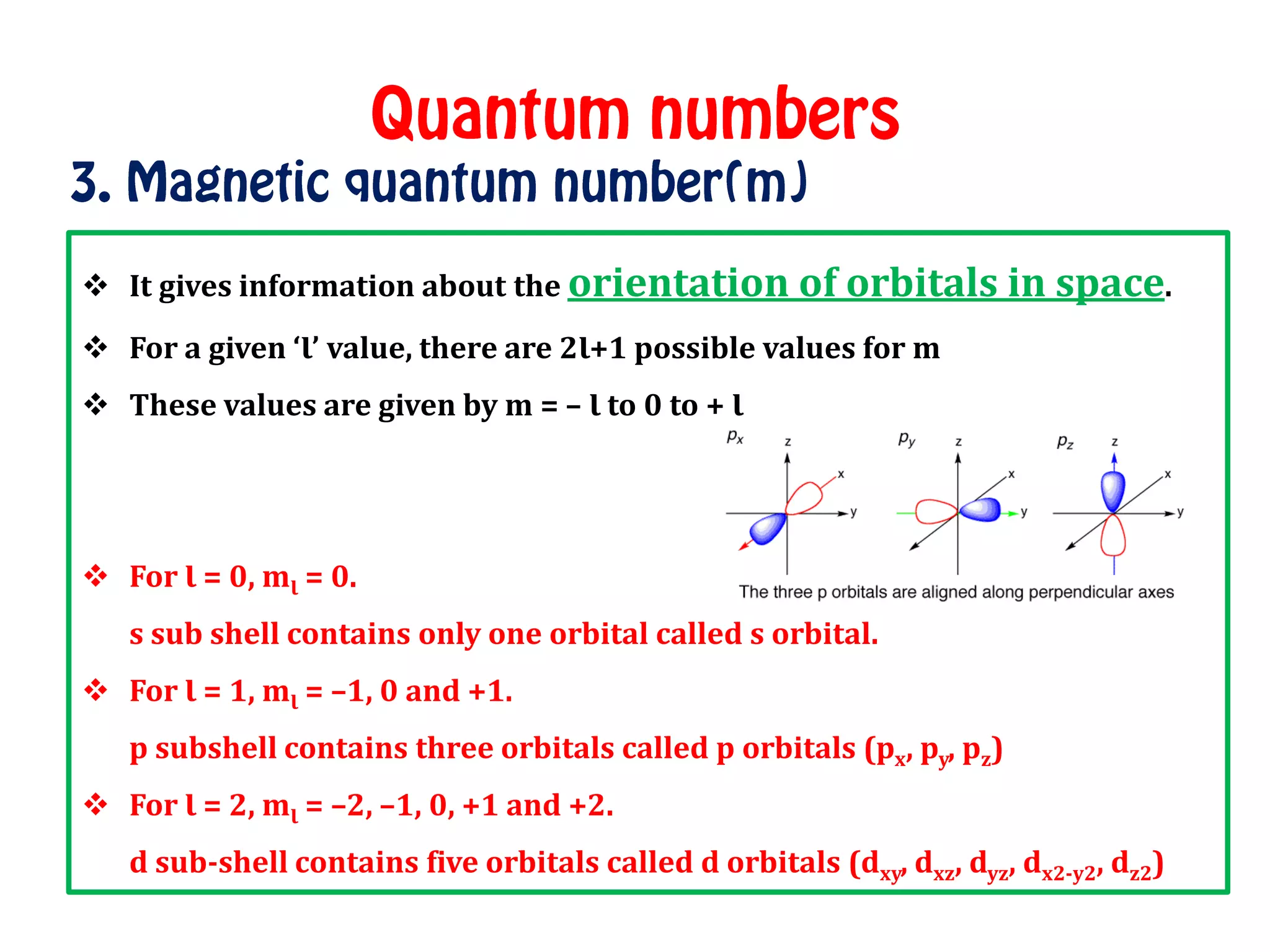 Quantum numbers | PDF