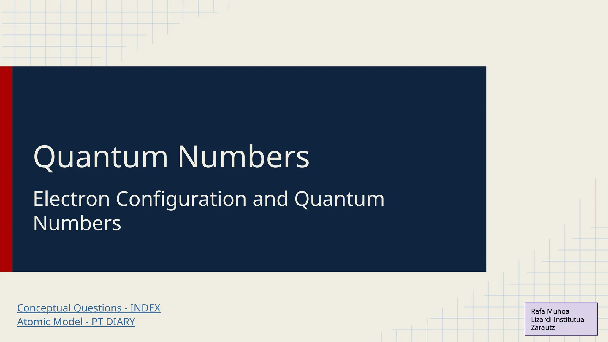 Quantum Numbers And Electron Configuration Pptx