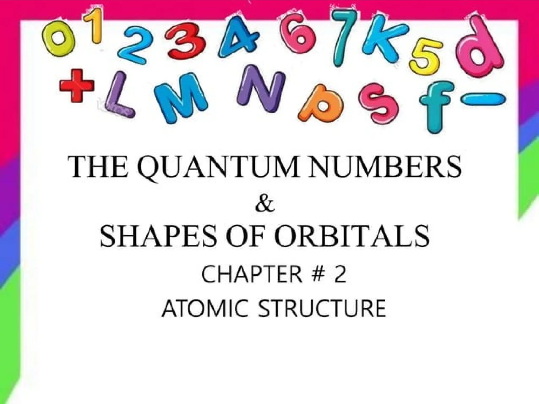 quantum numbers class 11 ppt for chemistry | PPTX