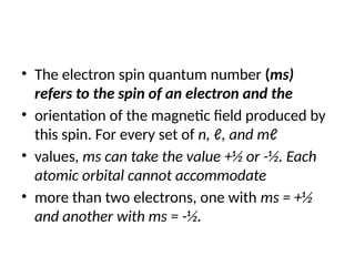 QUANTUM numbers for high school chemistry.pptx
