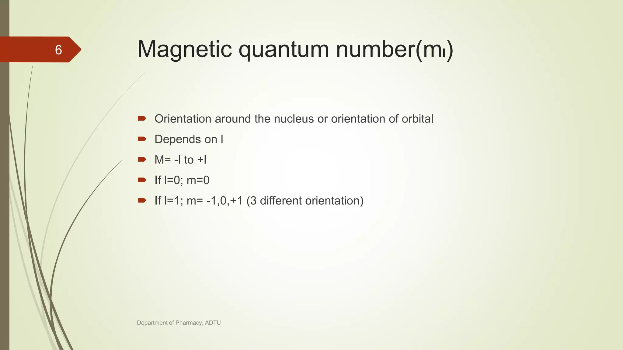 Quantum numbers and its roles in nmr | PPTX