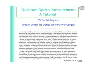 Quantum optical measurement | PDF