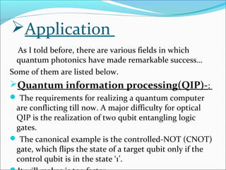 Quantum photonics | PPT