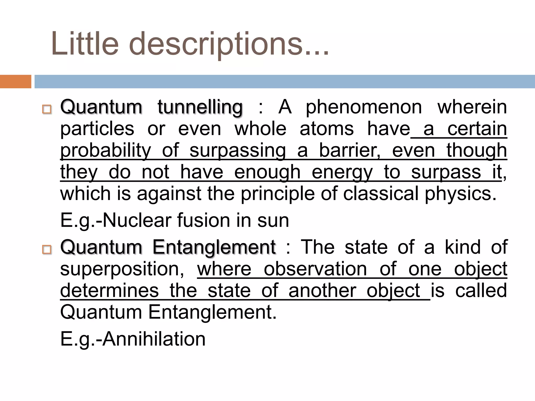 Quantum physics for dumies | PPT