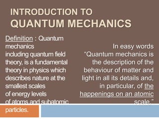 Quantum physics for dumies | PPT