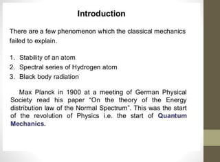 Quantum physics | PPTX