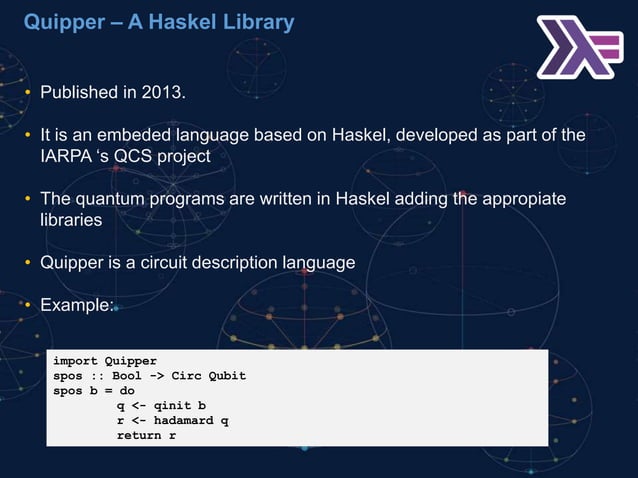 Quantum programming | PPTX | Programming Languages | Computing