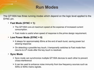 Introducing to QTouch™ Chip QT100A | PPT