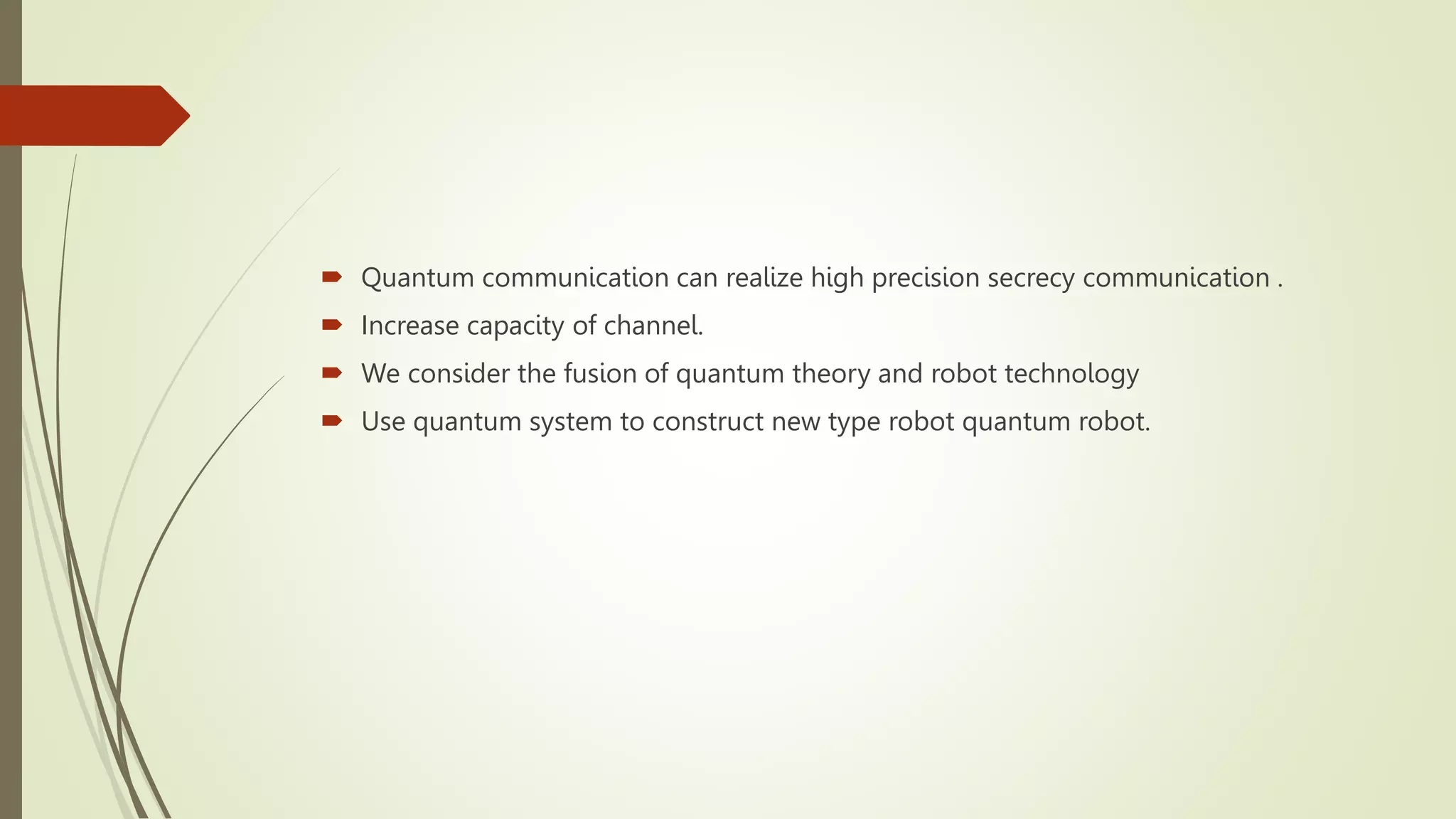 quantum robotics.pptx | Robotics | Technology & Computing