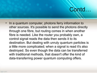 Quantum router | PPT