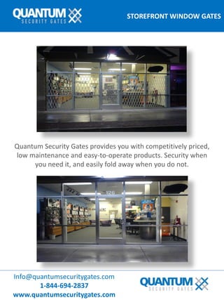 Quantum security solutions for gas station and convenience stores. | PDF