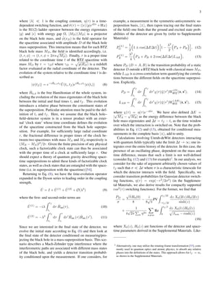 Quantum signatures of black hole mass superpositions | PDF