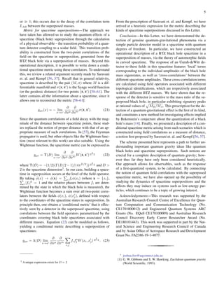 Quantum signatures of black hole mass superpositions | PDF