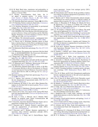 Quantum signatures of black hole mass superpositions | PDF