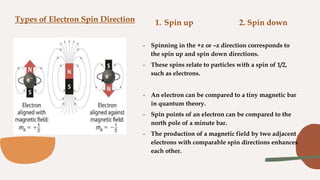 Spin of electron and proton | PPTX