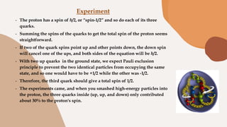 Spin of electron and proton | PPTX
