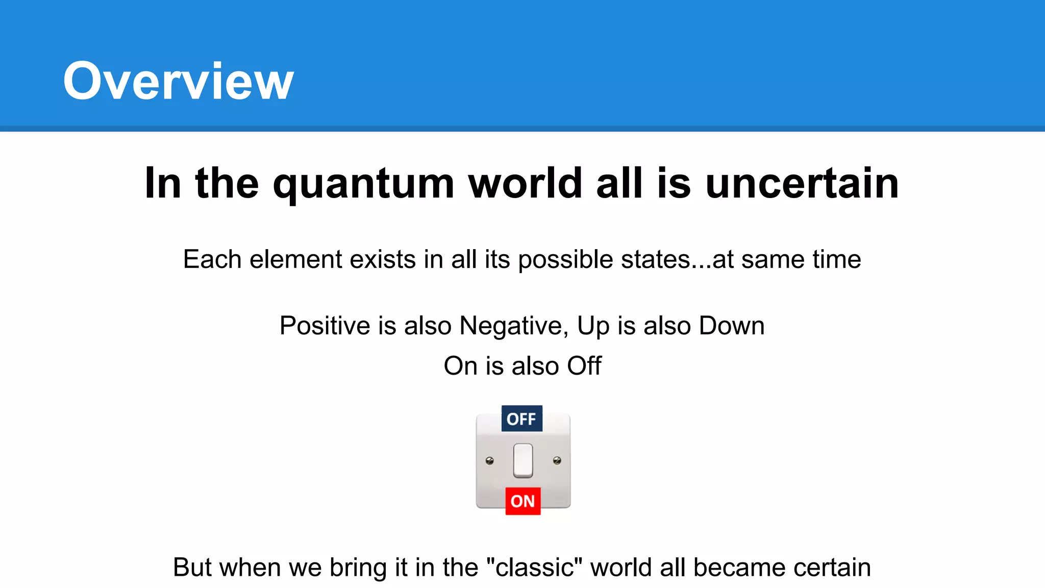 Quantum superposition | Overview | PDF