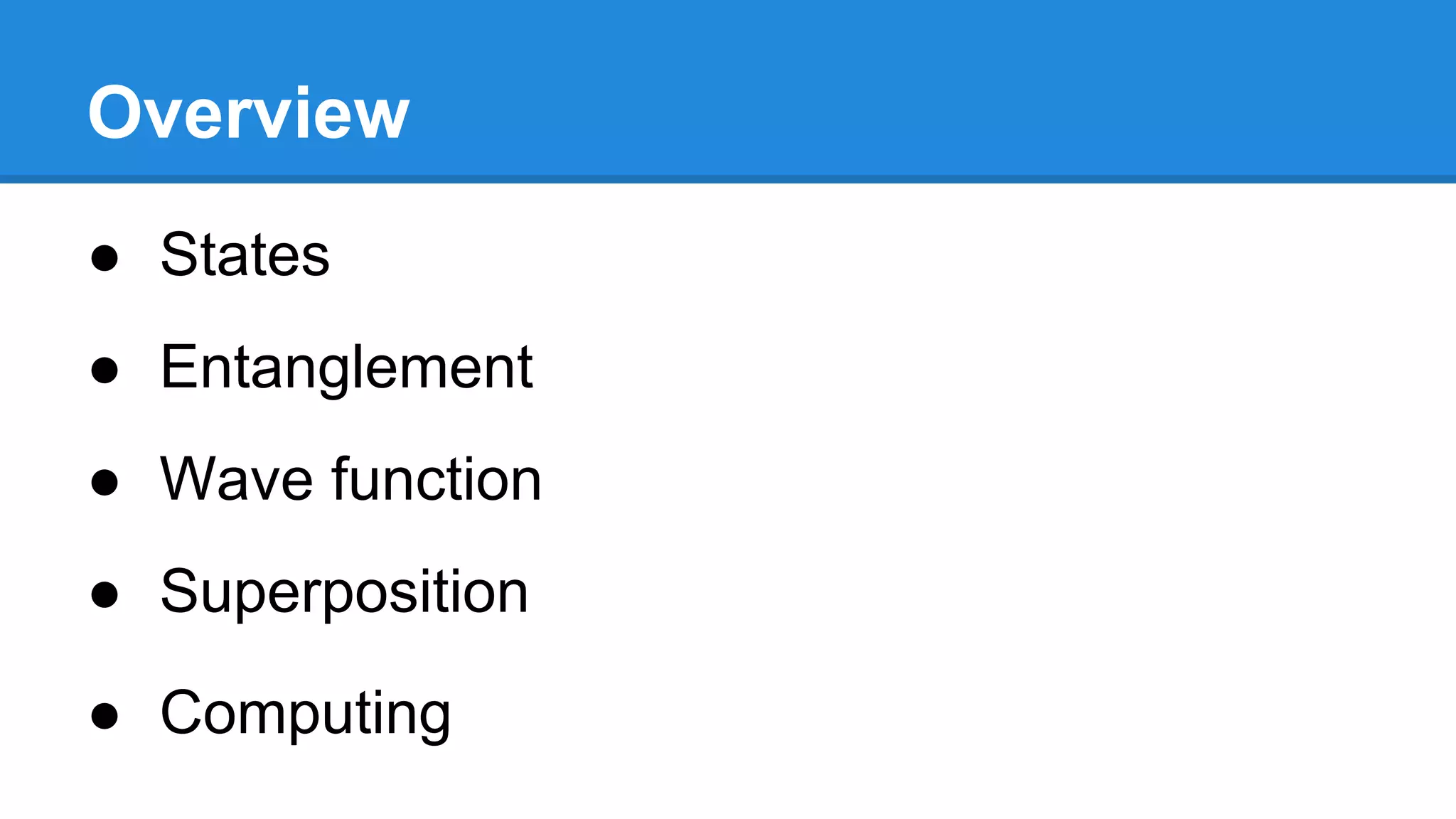 Quantum superposition | Overview | PDF